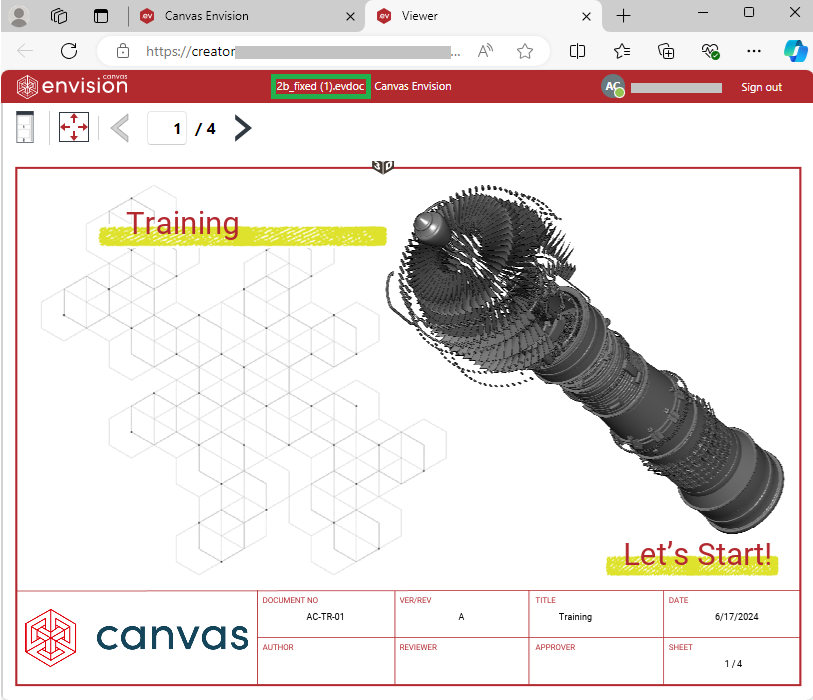 Opening Documents for Viewing | Canvas Envision Knowledge Base